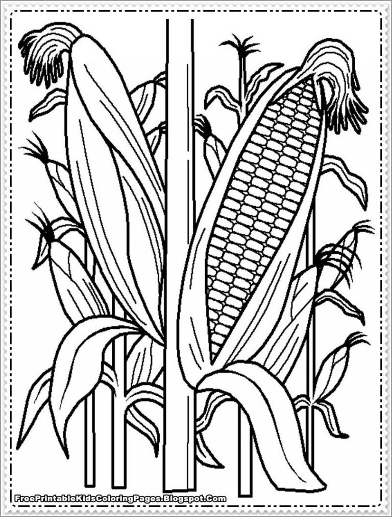 Maize Coloring Pages - ColoringBay